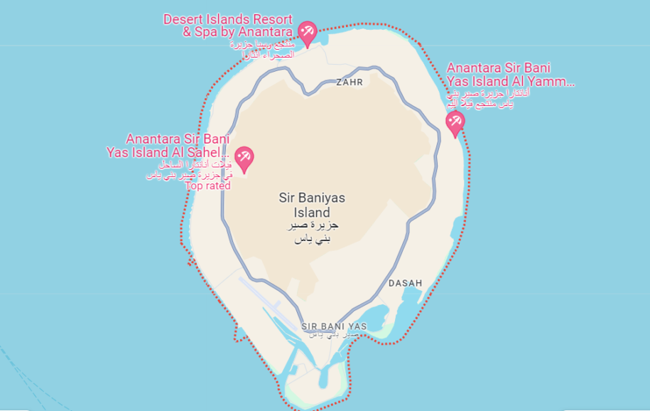 Sir Bani Yas Island in Abu Dhabi - Entry Fee, Timing & Location Info ...